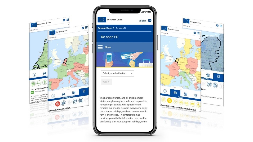 Re-open EU - Nova platforma Europske komisije - Turistička zajednica grada Vukovara