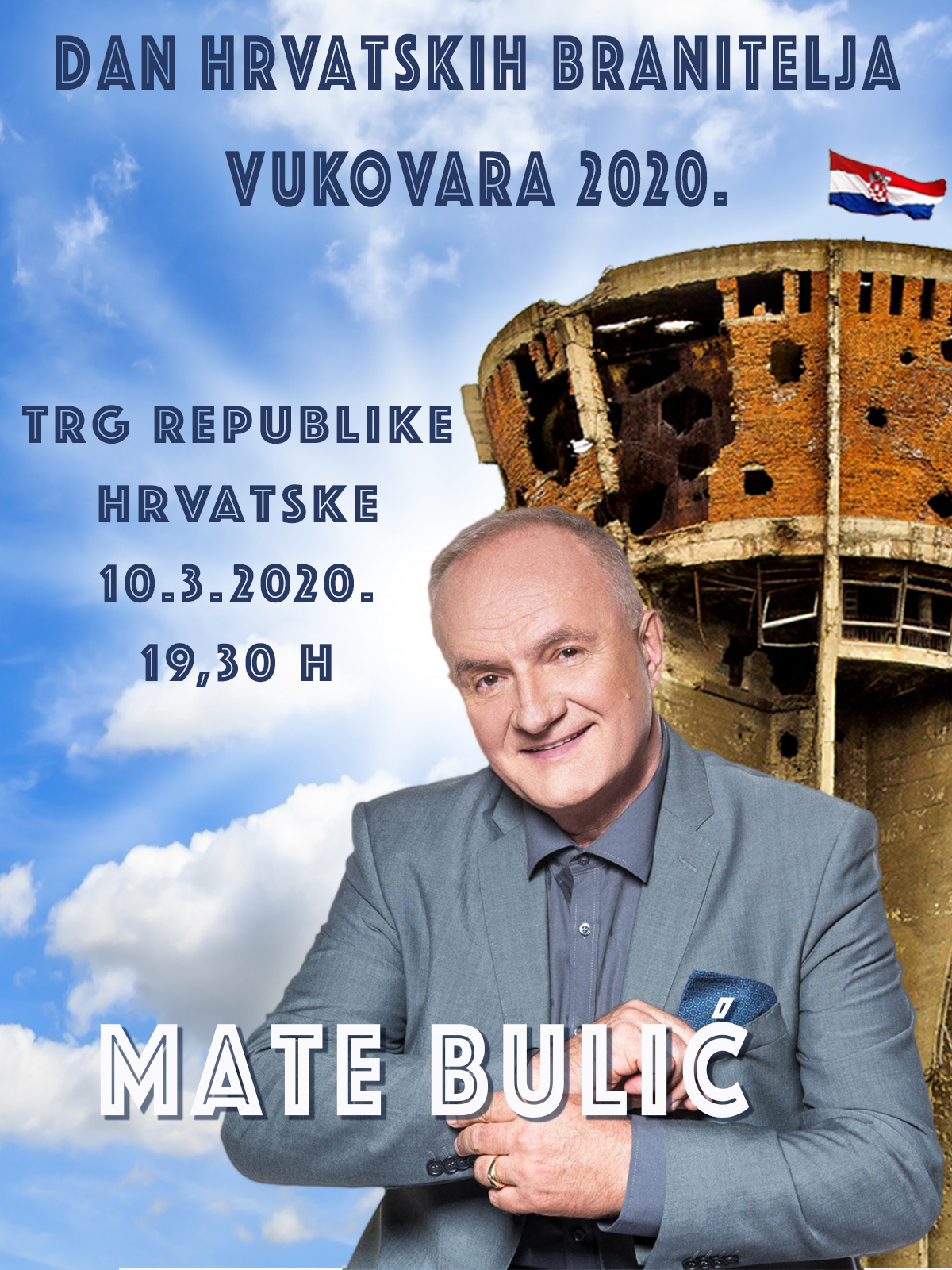 Koncert Mate Bulića - Turistička zajednica grada Vukovara